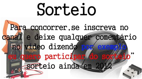 Sorteio participe e concorra você pode ganhar o prêmio um Mouse