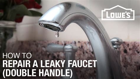 How To Fix A Dripping Or Leaky Double Handle Faucet YouTube