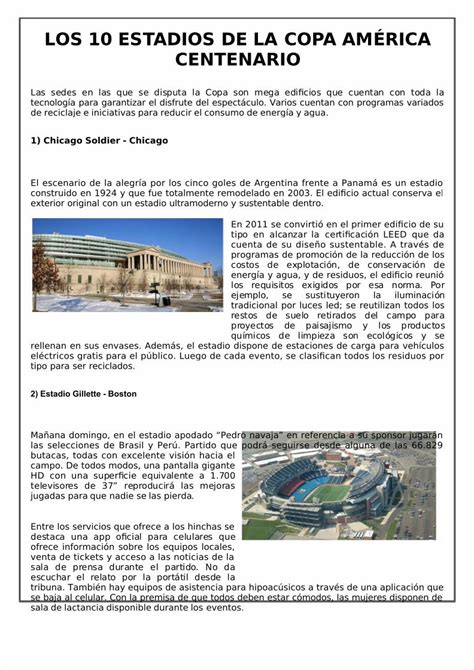 PDF Los 10 Estadios de La Copa América Centenario DOKUMEN TIPS