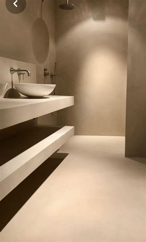 Bagno Moderno In Resina E Carta Da Parati Artofit
