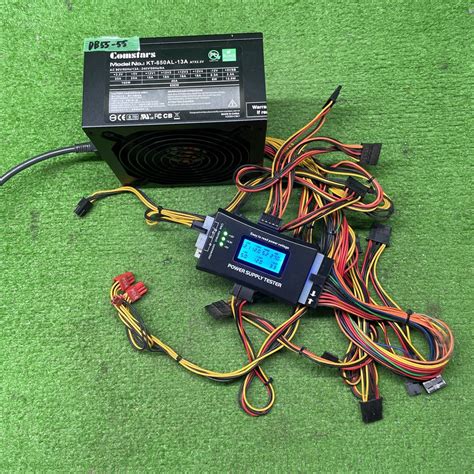 DB55 55 激安 PCパーツ大売り出し Comstars KT 650AL 13A 650W 電源BOX 電源ユニット 電源テスターにて