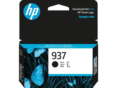 HP 937 Black Original Ink Cartridge 4S6W5NA Shop HP Australia