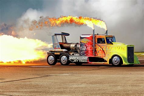 Shockwave Jet Truck NHRA Peterbilt Drag Racing Photograph By Jason