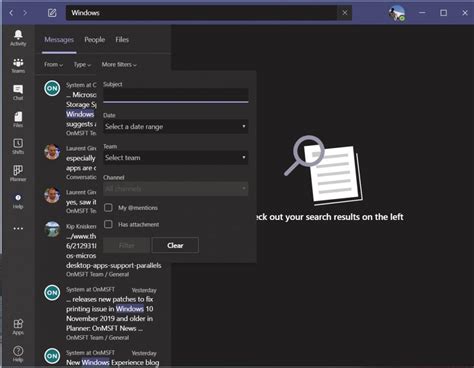 How To Use Filters In Microsoft Teams To Find The Messages And Items