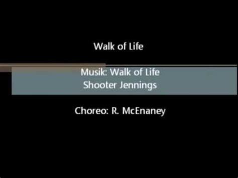 Walk Of Life Line Dance Walk Of Life Shooter Jennings YouTube