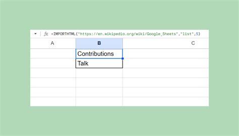 How To Use IMPORTHTML Function In Google Sheets Sheetaki
