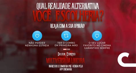 cinemarkoficial on Twitter Não podemos garantir nenhuma dessas