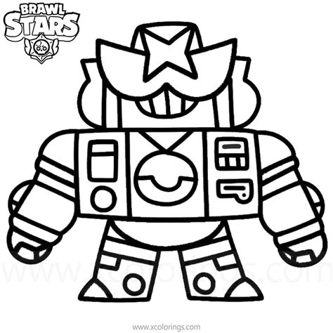 Brawl Stars Coloring Pages Surge