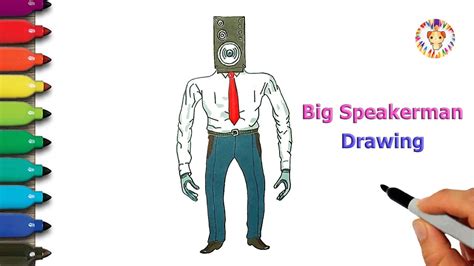 How To Draw Big Speakerman Big Speakerman Drawing Easy Step By Step