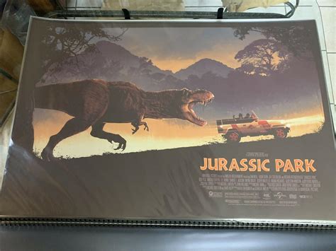 Jurassic Park Poster Matt Ferguson Numbered Bottleneck Nycc 18 Not Mondo 2107726464