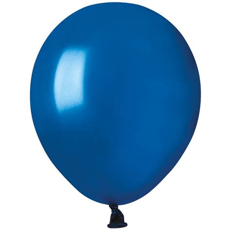 50 Ballons Bleu roi Nacré Ø13cm pour l anniversaire de votre enfant