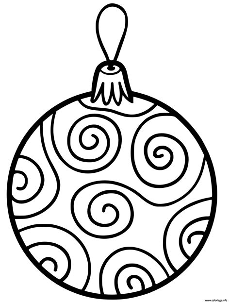 Coloriage Boule De Noel Pour Sapin Zigzag Dessin Boule De Noel Imprimer