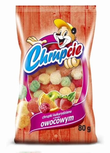 Chrupcie Chrupki Kukurydziane O Smaku Owocowym 80g EkoloFF