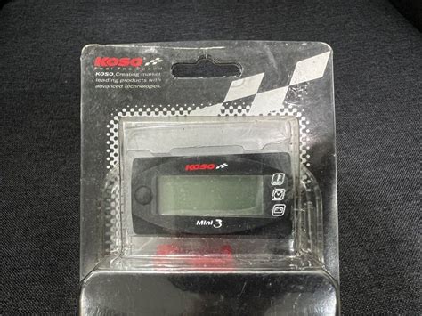 KOSO 3 In 1 Voltmeter Temperature Sensor Time Motorcycles