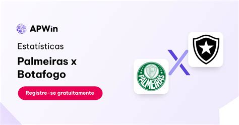 Palmeiras x Botafogo Estatísticas 25 06 2023 APWin