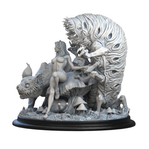 3D Printable Alice In Creepyland Diorama Only Naked Version By Siryll