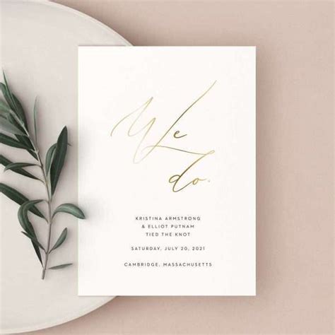 Wedding Announcements Fine Day Press