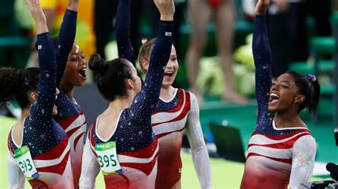 Simone Biles And Team USA Wins Gold At Olympics Gymnastics Team Final