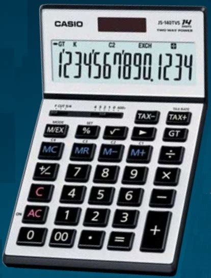 Casio Js Tvs Calculatrice Lcd Casio Js Tvs Casio Ledudu