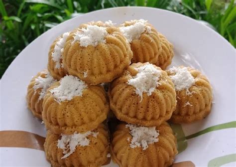 Resep Apam Kukus Gula Merah Tabur Kelapa Oleh Mama Ike Cookpad