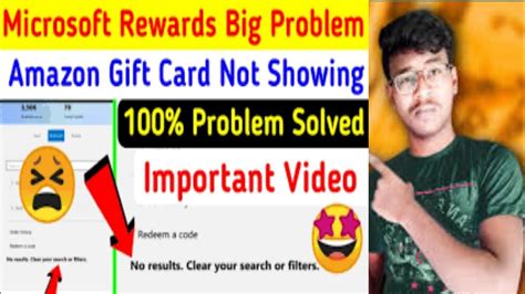 Microsoft Reward Point Redeem Problem Live Solution Today New Earning