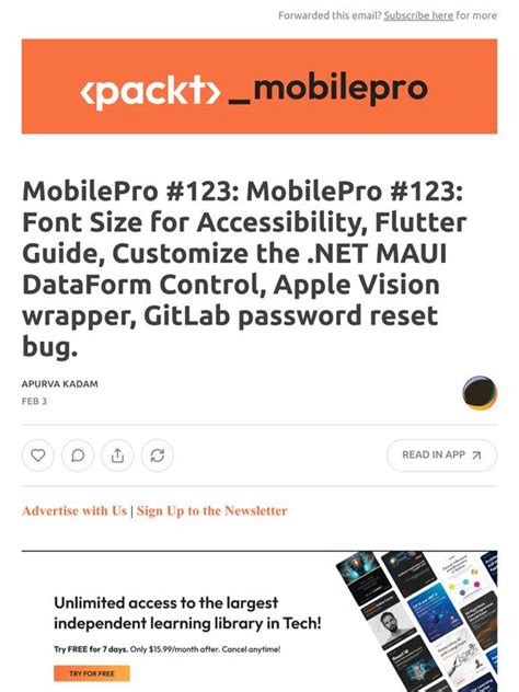 Packt US MobilePro 123 MobilePro 123 Font Size For Accessibility