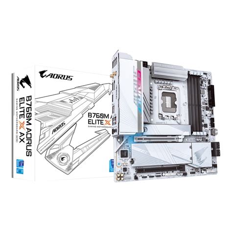 MAINBOARD เมนบอรด GIGABYTE B760M AORUS ELITE X AX REV 1 1 INTEL