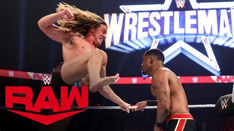 Riddle Vs Montez Ford Raw March 14 2022 YouTube
