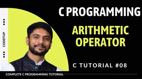 arithmetic operator in c programming in hindi youtube