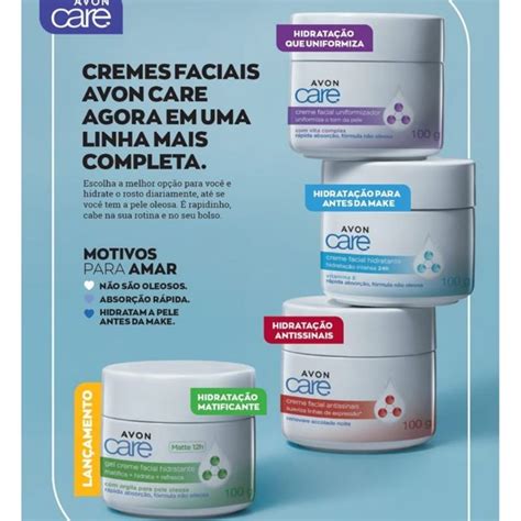 Creme Facial Avon Care 100g Antissinais Dia E Noite Renovare Accolade
