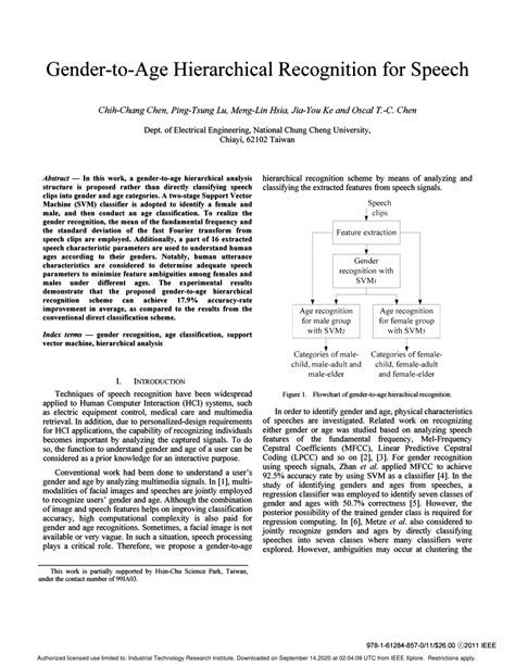 pdf gender to age hierarchical recognition for speech