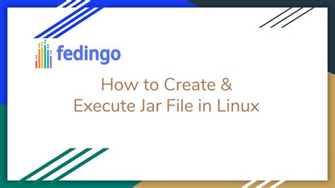 Ppt How To Create And Execute Jar File In Linux Powerpoint