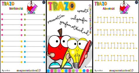 Cuaderno Para Apresto Y Preescritura Trabajamos Las LÍneas Imagenes Educativas