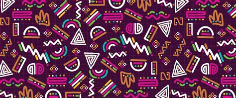 Abstract Doodle Art Background With Vibrant Colors Hand Drawn Style