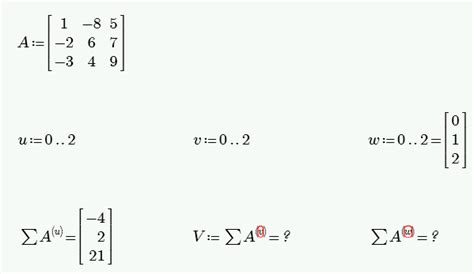 sum of columns of matrices ptc community