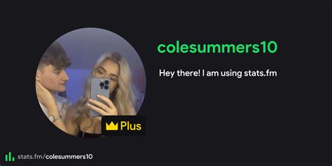 Colesummers S Stats Streams And More Stats Fm