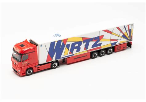 Herpa Mercedes Benz Actros 18 Bigspace 15 Meter Kühlkoffer Sattelzug