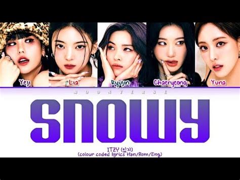 Itzy Snowy Color Coded Lyrics Youtube