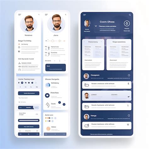 Premium AI Image Mobile App Design Of Job Search Resume Builder App