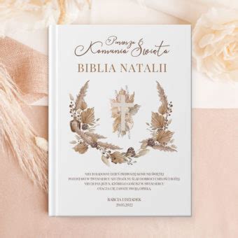 Biblie personalizowane na Chrzest i Komunię Świstak Pakuje