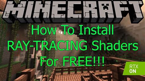 Minecraft How To Install RAY TRACING Shaders For FREE YouTube