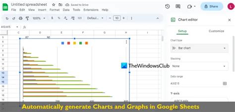 Automatically Generate Charts And Graphs In Google Sheets