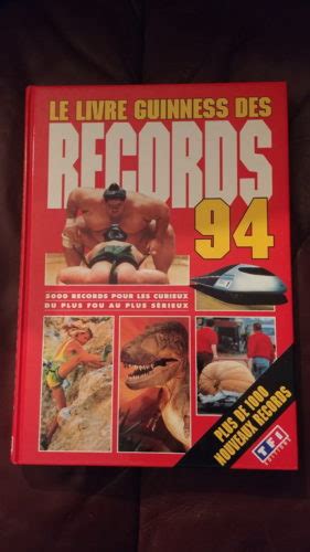 Le Livre Guiness Des Records 1994