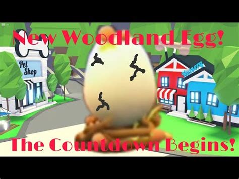 New Woodland Egg Coming To Adopt Me The Countdown To The Woodland