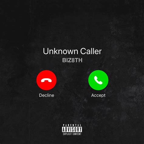 Unknown Caller Single Von Biz8th Spotify