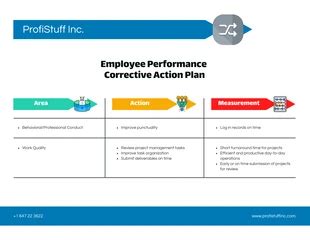 Corrective Action Plan Template Venngage