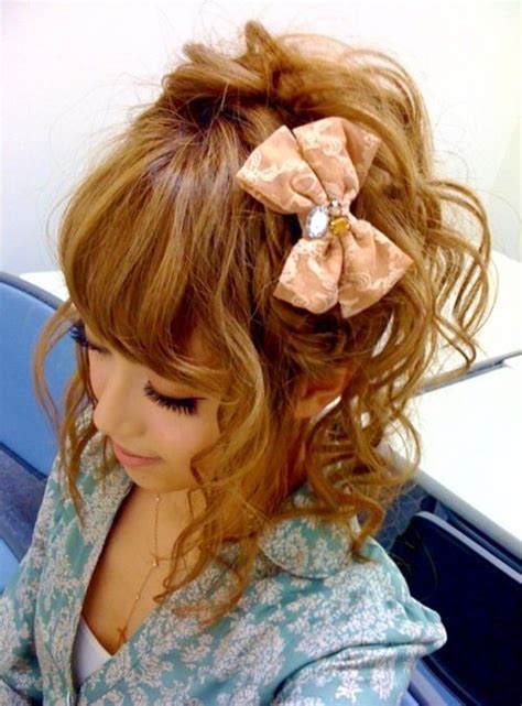 Hime Gyaru Updo Pretty Hairstyles Gyaru Hairstyles She Walks In Beauty