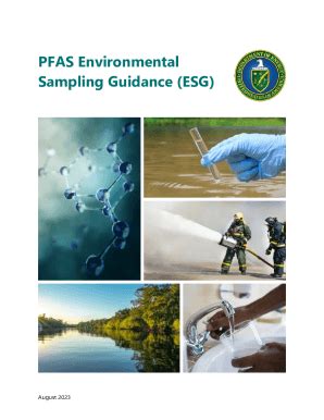 Fillable Online PFAS Environmental Sample Guidance 2023 PFAS