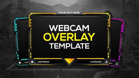 70 FREE Webcam Overlay Templates Graphic Design Resources