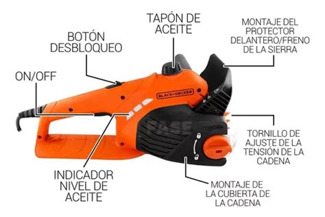 Motosierra El Ctrica W Cm Black Decker Electrosierra En Venta En